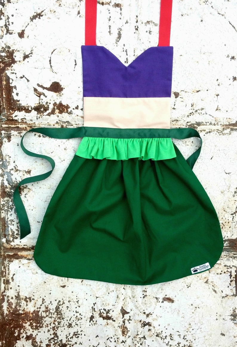 Ariel Little Mermaid Princess Costume Apron PDF Sewing PATTERN. Girls ...