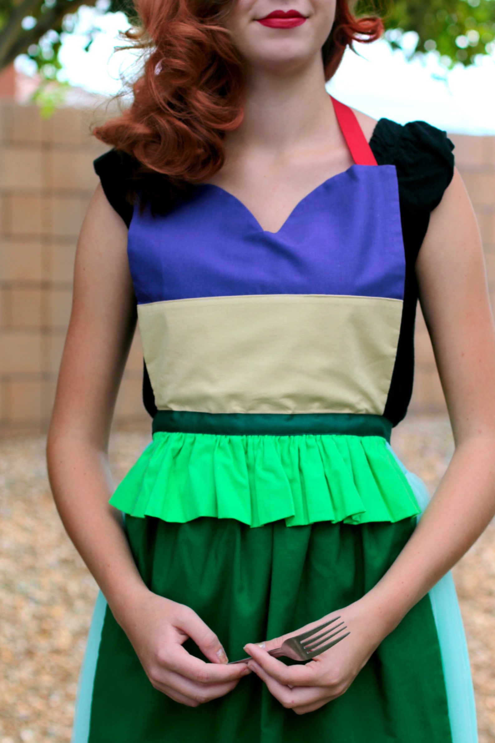 ARIEL the Little Mermaid Princess Child Halloween Costume Apron PDF ...