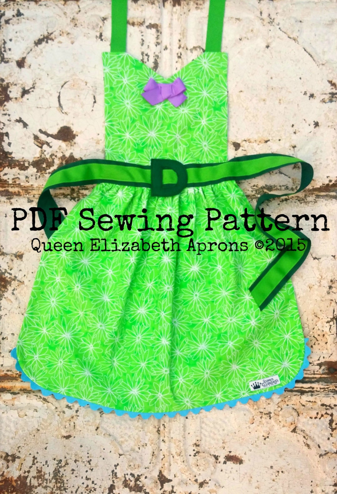 DISGUST of INSIDE OUT Pdf Sewing Pattern Halloween Child Costume Apron ...
