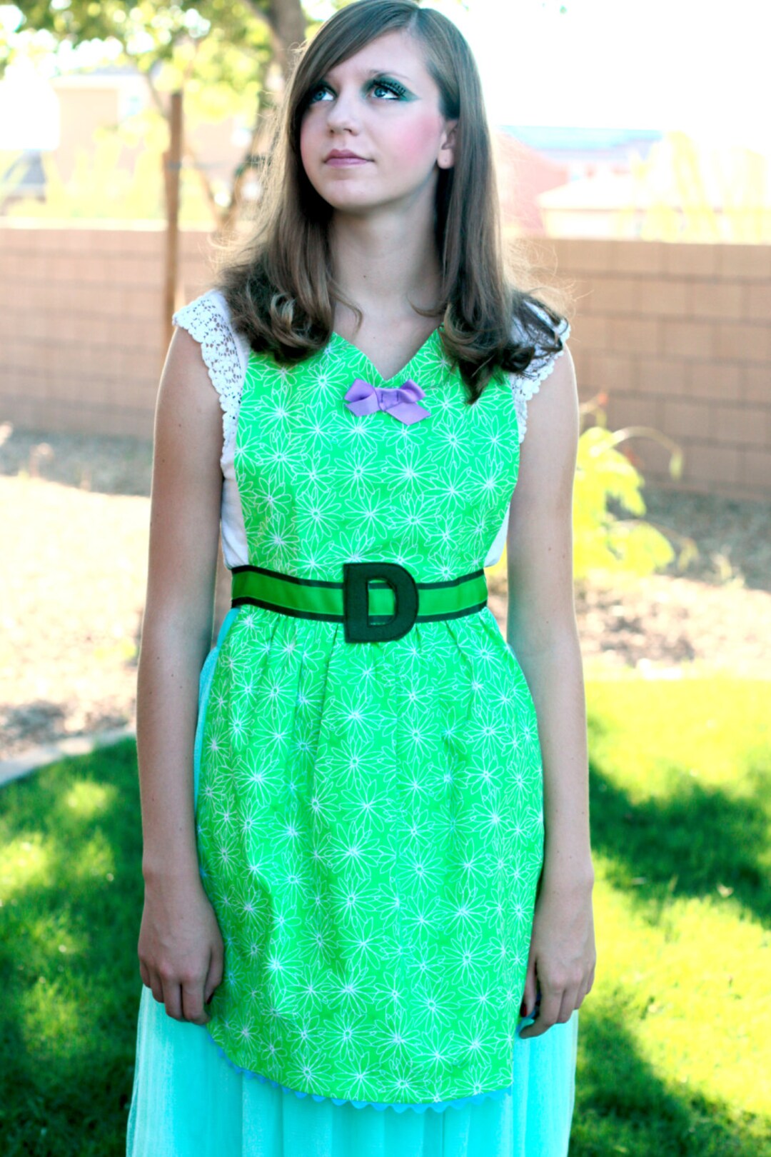 DISGUST INSIDE OUT Disney Pixar Costume Cosplay Apron. Fits Teen/ Adult ...