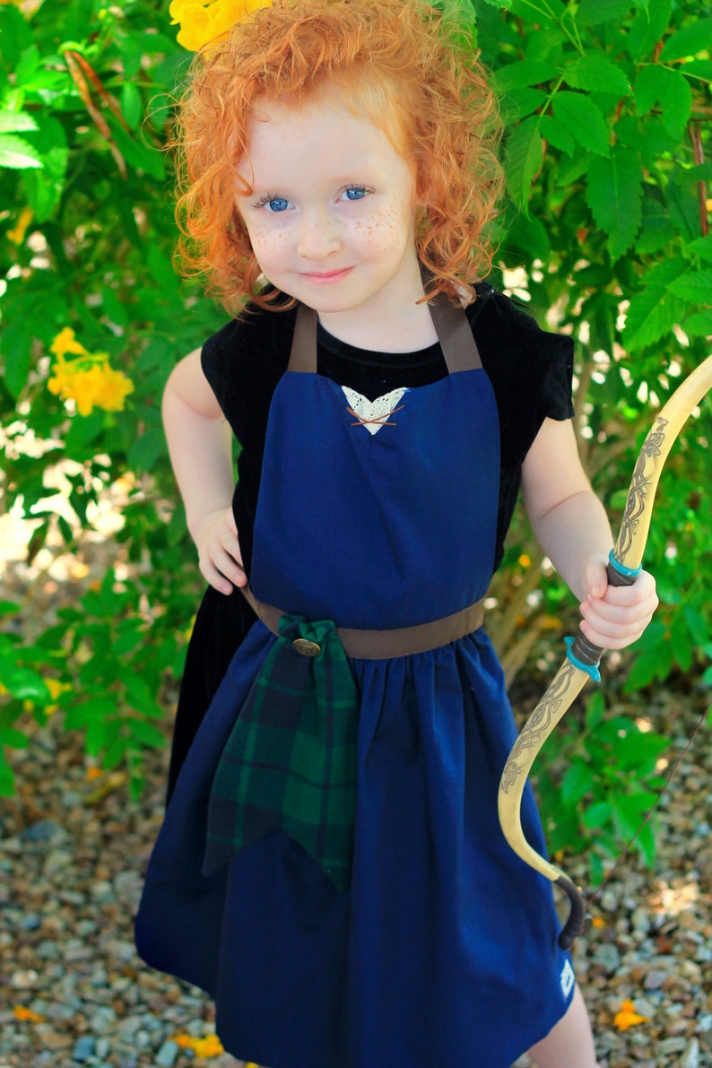 MERIDA Brave Princess Halloween Child Costume Apron PDF Sewing | Etsy