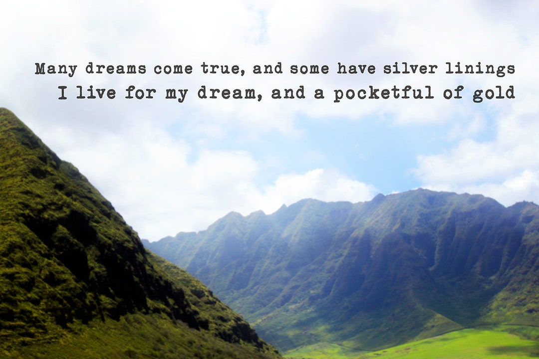 Silver Linings - Led Zeppelin Over the Hills and Far Away Art Print ...