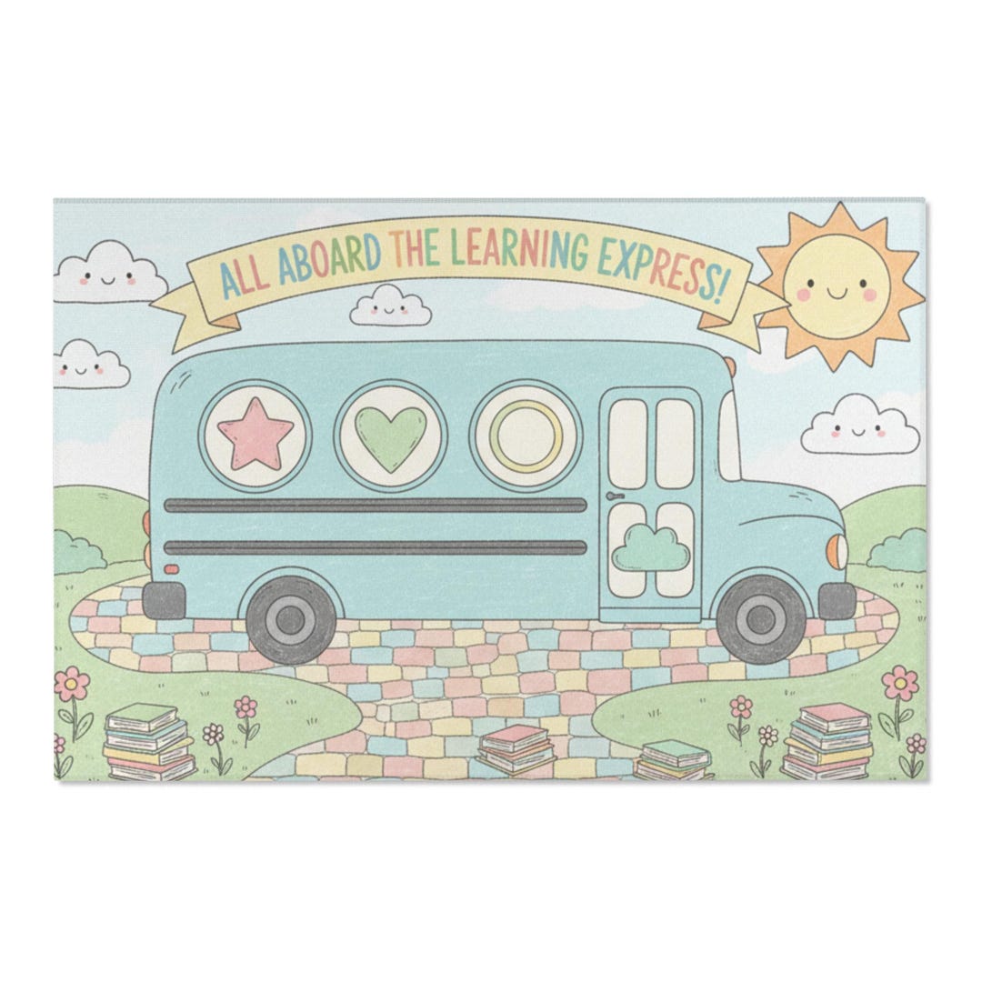 All Aboard the Learning Express - Classroom Mat - Etsy