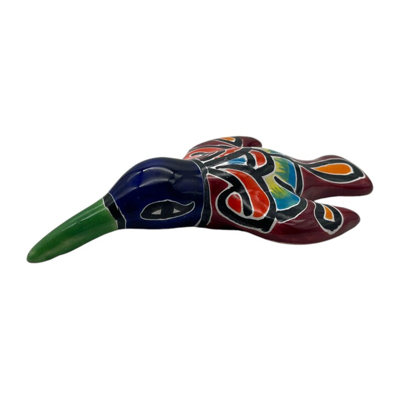 Talavera Hummingbird Wall Accent | Hand-painted Mexican Art - Etsy