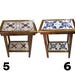 Talavera Tile Side Table | Handmade Mexican Accent Furniture - Etsy