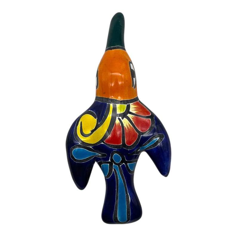 Talavera Hummingbird Wall Accent | Hand-painted Mexican Art - Etsy