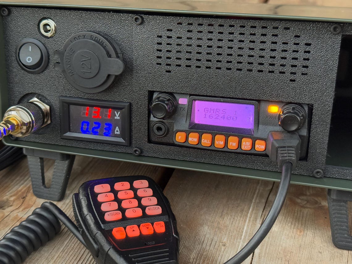 QYT KT-8900R - Battery Powered 25W Tri-band Emergency Ham Radio in an ...