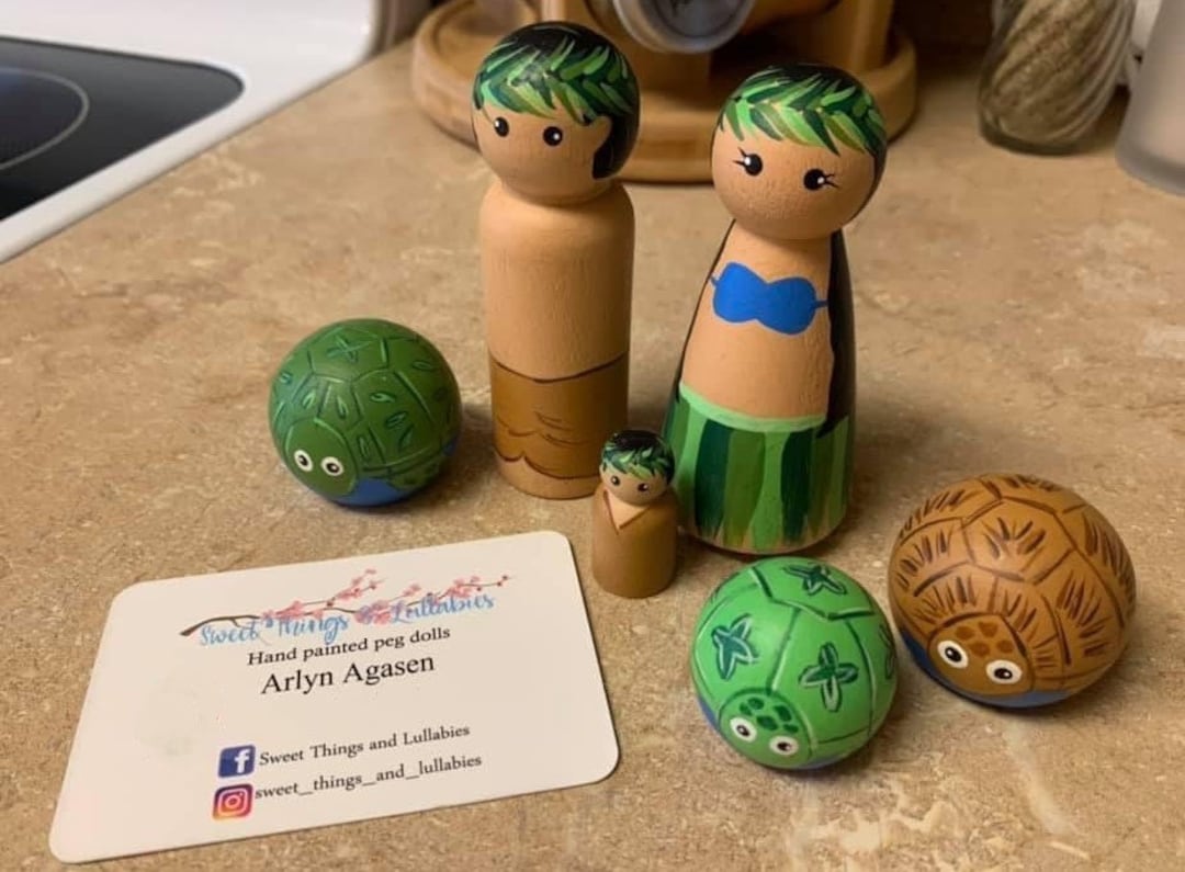 Hawaiian Nativity Set - Etsy