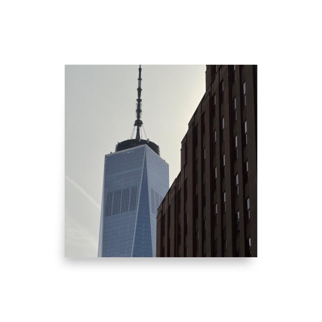Freedom Tower, NYC Modern Architecture Poster (original Color) - Etsy