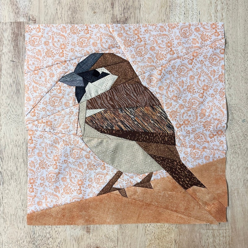 Sparrow Quilt Pattern - Etsy
