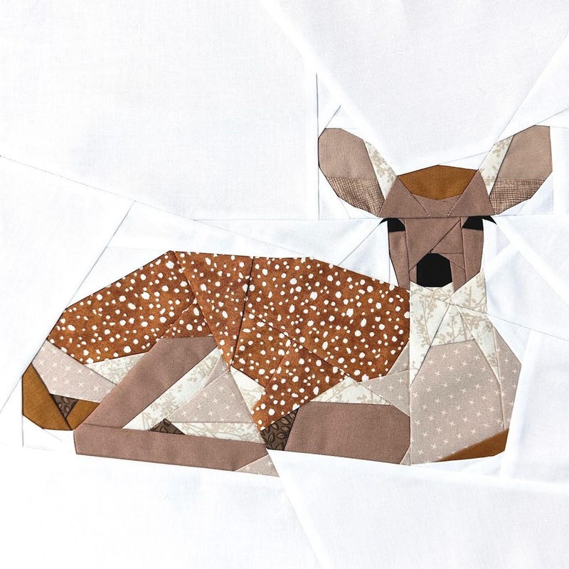 Baby Deer Fawn Fabric - Etsy