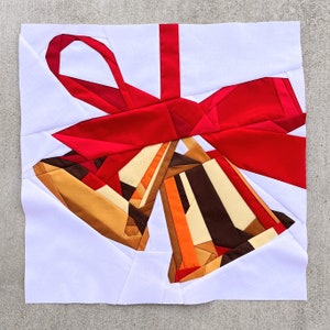 Christmas Bow, Bell & Santa Hat FPP Patternschristmas Assortment3 ...