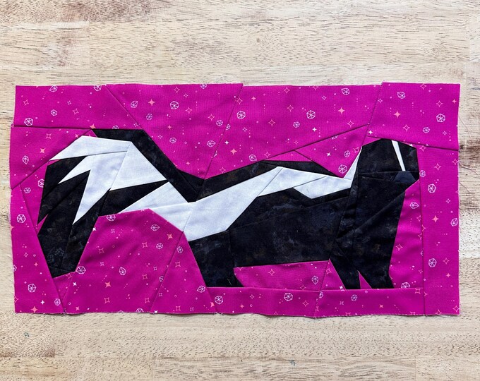 STINKER SKUNK Paper Pieced Block Pattern in PDF - Etsy Canada
