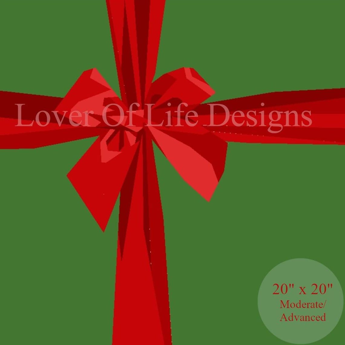 Wrapped Red Bow FPP Pattern--paper Piecing Quilt Block - Etsy
