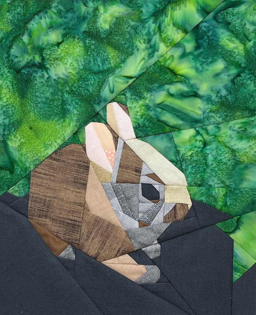 Baby Bunny FPP Pattern2 Sizespaper Piecing Quilt Block - Etsy