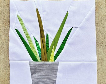 Anthurium, Tropical Flower, Foundation Paper Piecing Pattern FPP, Quilt ...