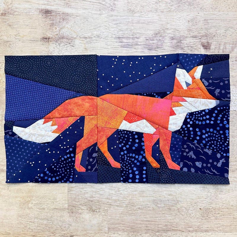 Fox Quilt - Etsy