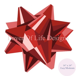 Christmas Bow, Bell & Santa Hat FPP Patterns--christmas Assortment--3 ...