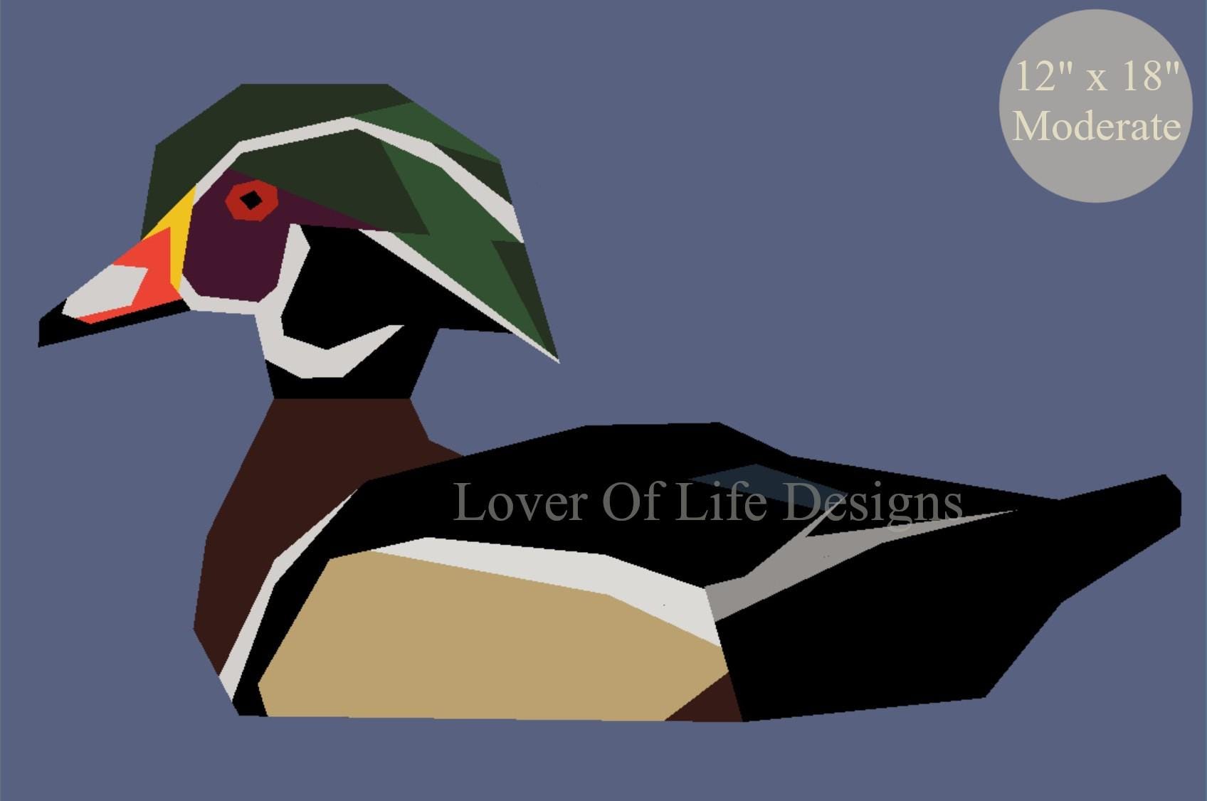 Wood Duck, Loon With Baby, Ruddy Duck, Mallard Duck FPP--4 Patterns ...