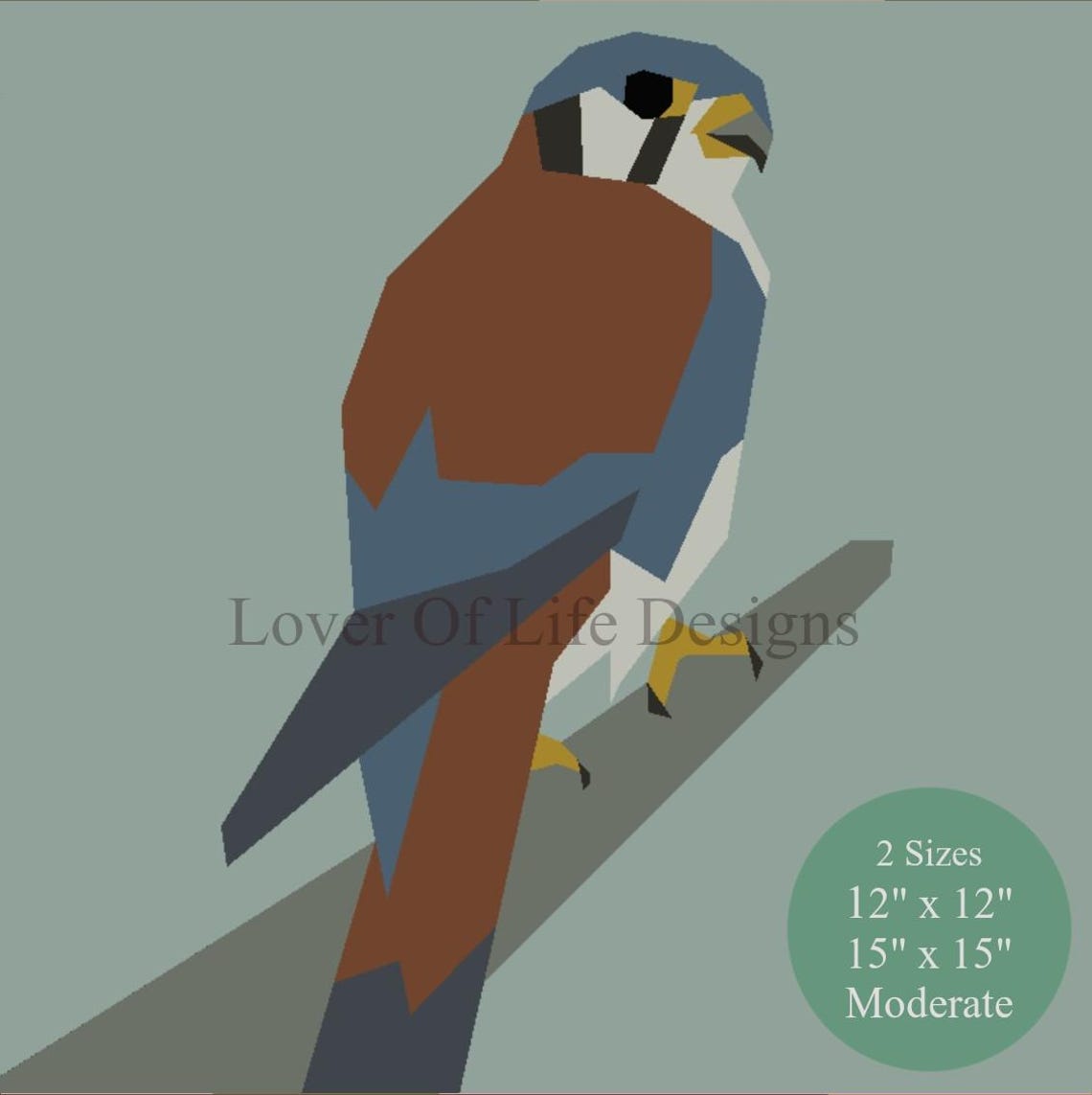American Kestrel Fpp--birds of Prey--falcon or Sparrow Hawk--2 Sizes ...