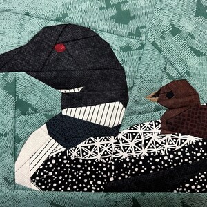 Common Loon With Baby Fpp--woodland and Riverside Animals Series--paper ...
