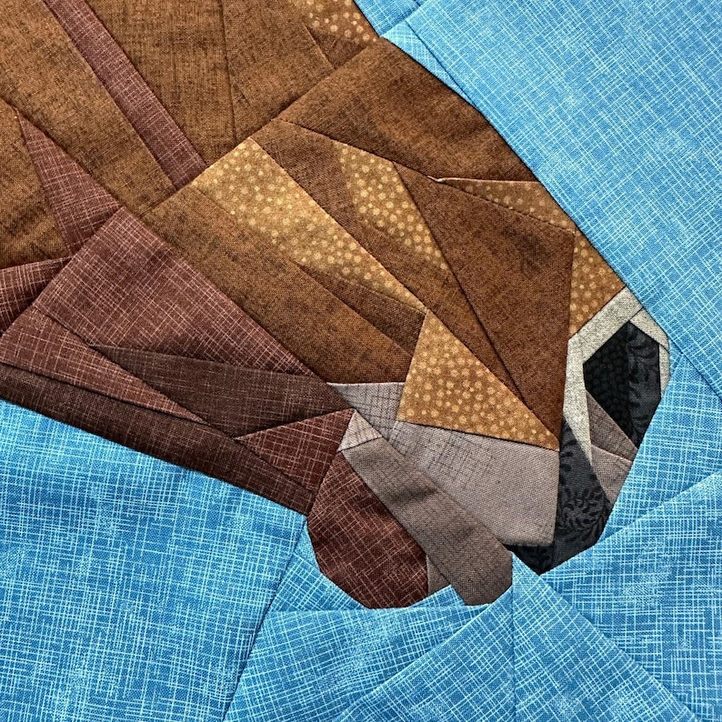 Horse Fpp--paper Piecing Quilt Block Pattern - Etsy