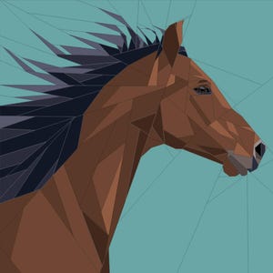 Horse Fpp--paper Piecing Quilt Block Pattern - Etsy