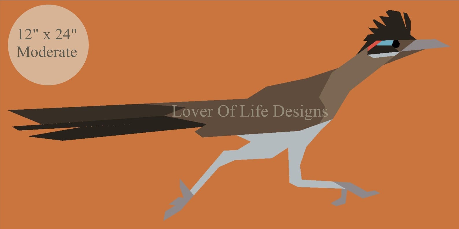 Roadrunner Fpp--southwest Bird Quilt--paper Piecing Quilt Block Pattern ...