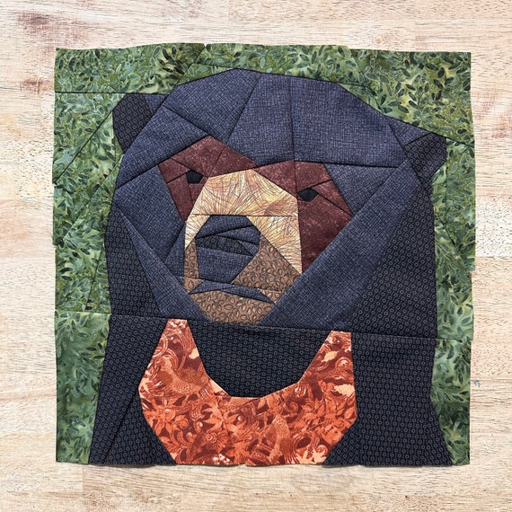Bear Paper Piecing Quilt Pattern Pandamonium Quilt A Panda Bear