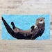 River Otter Fpp--woodland and Riverside Animals Series--paper Piecing ...