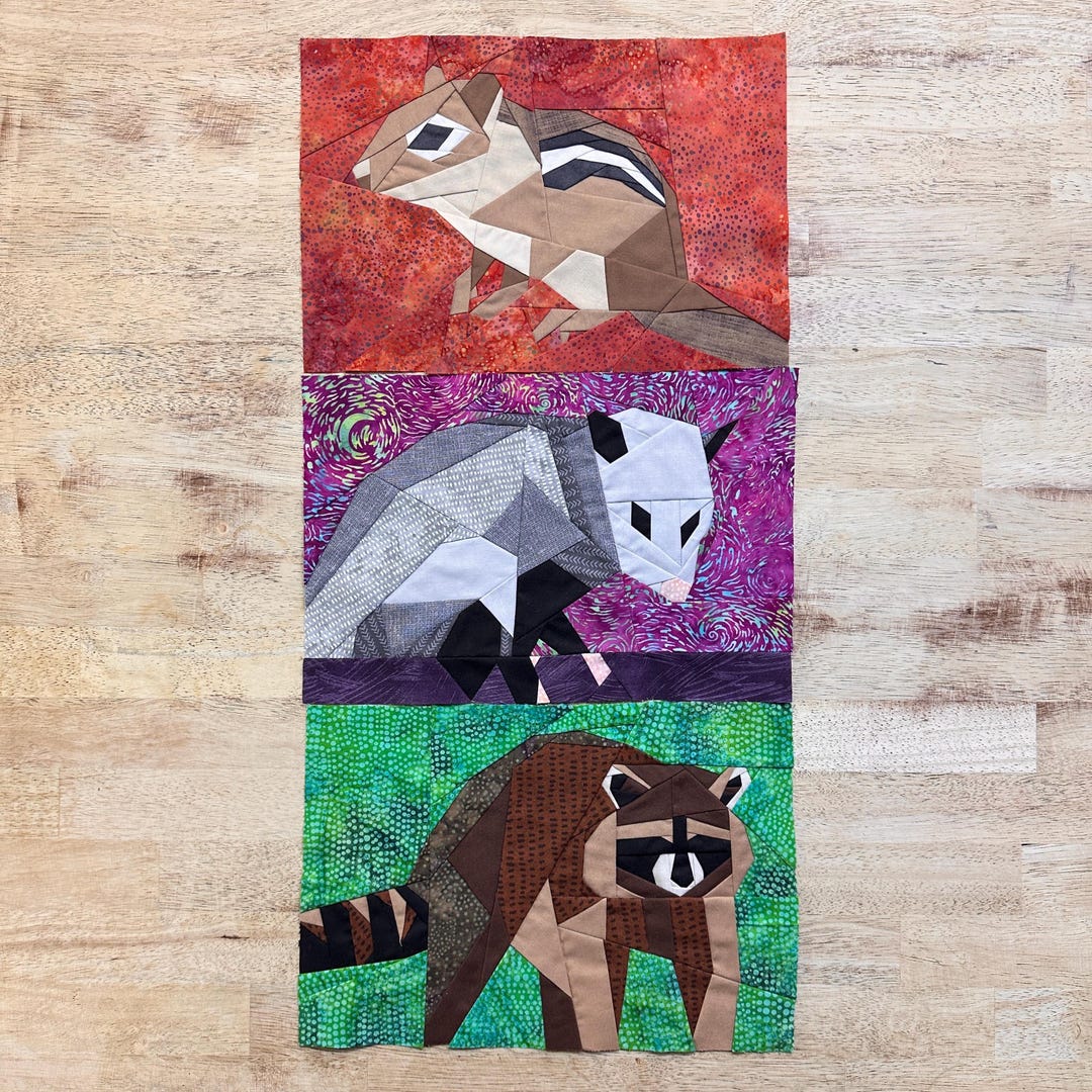 Chipmunk, Opossum, and Raccoon Fpp--woodland and Riverside Animals ...