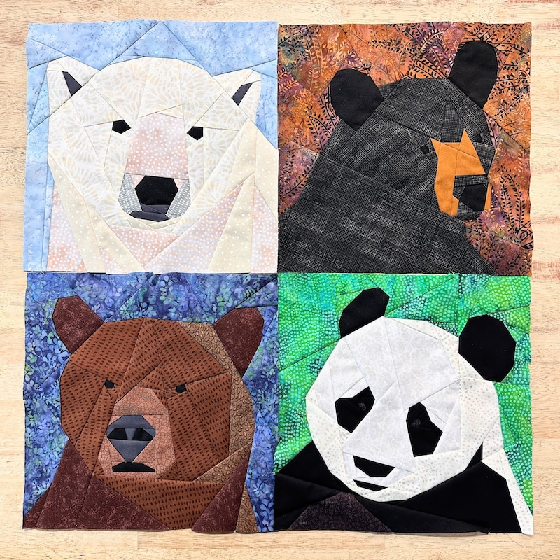 Panda Quilt Patterns - Etsy
