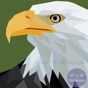 Bald Eagle Fpp--animals of Strength--north America--paper Piecing Quilt ...