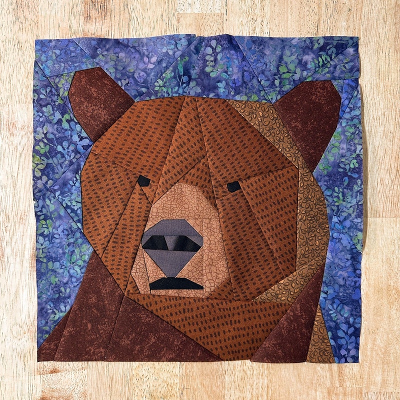 Patchwork Bear - Etsy