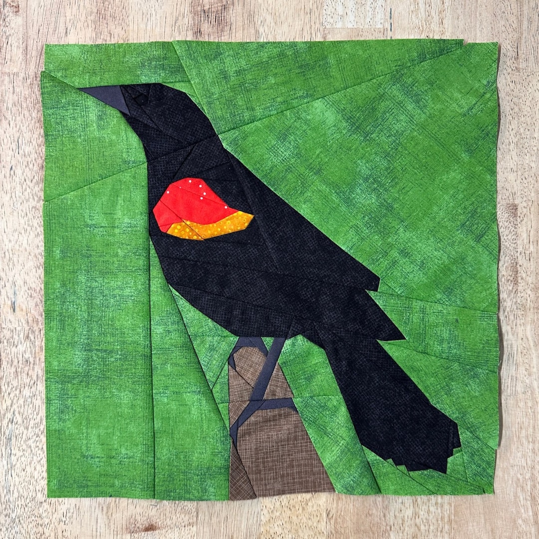 Red Winged Blackbird Fpp--wetland Birds--backyard Birds Series—paper ...