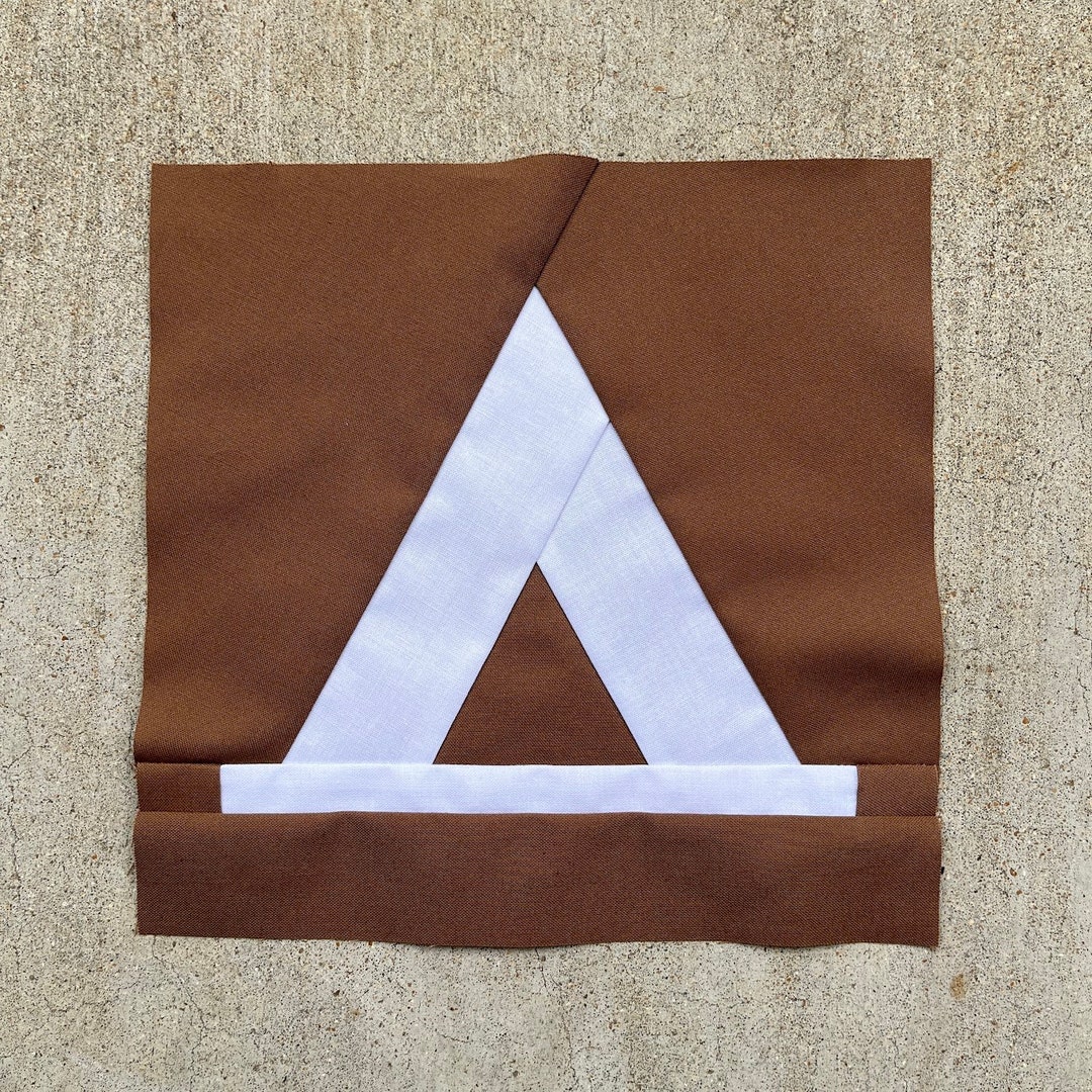Camping Sign FPP Pattern--paper Piecing Quilt Block - Etsy