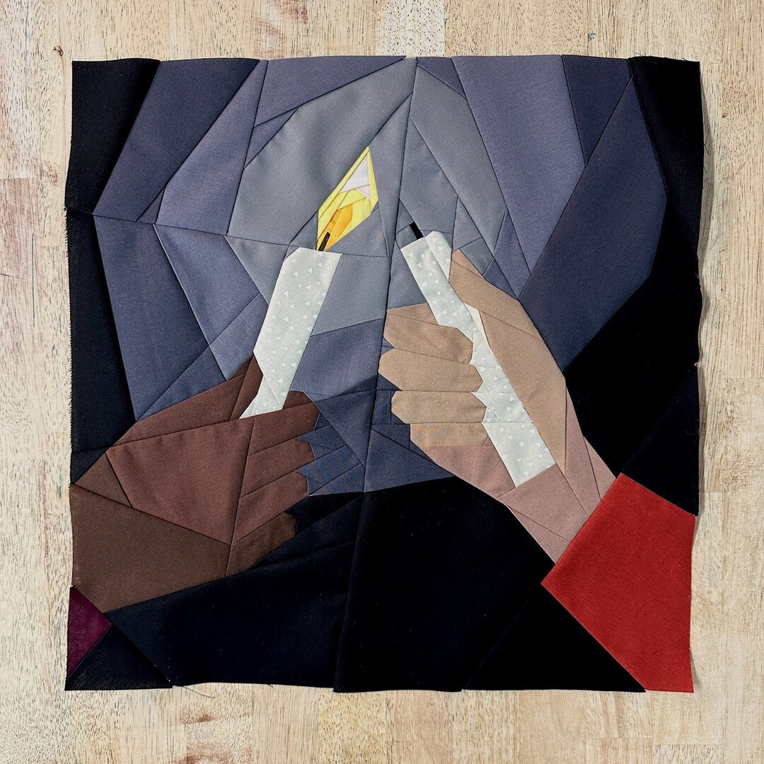 Candlelight Shared FPP Pattern--paper Piecing Quilt Block - Etsy