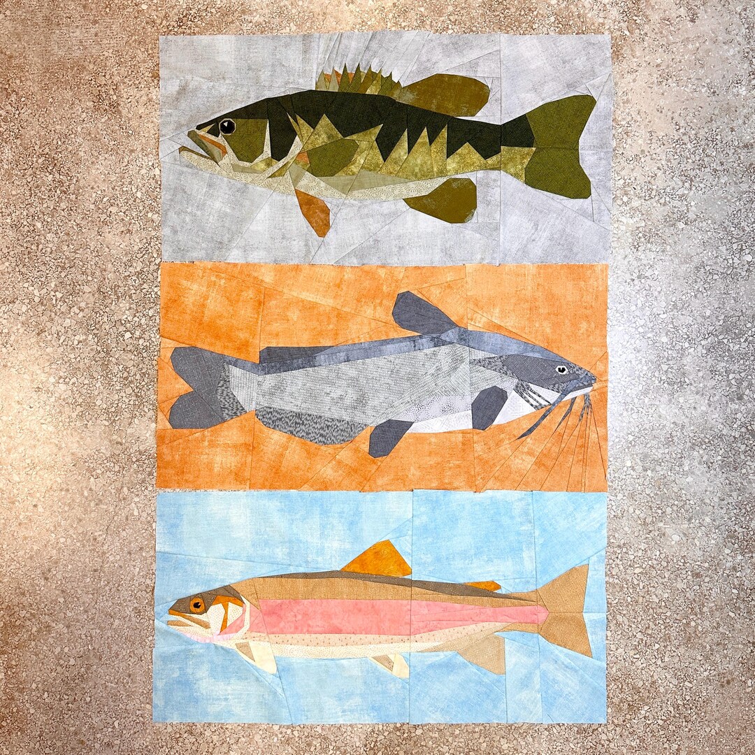 Bass, Catfish, Rainbow Trout Fpp--freshwater Fishing Series--paper ...