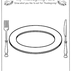Thanksgiving Drawing and Writing Pack/ Kids Printable Activity - Etsy