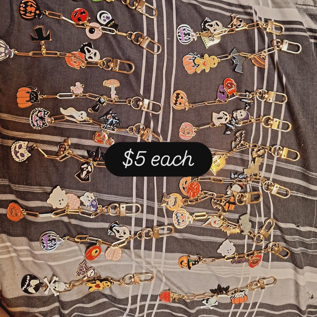 Halloween Keychains - Etsy