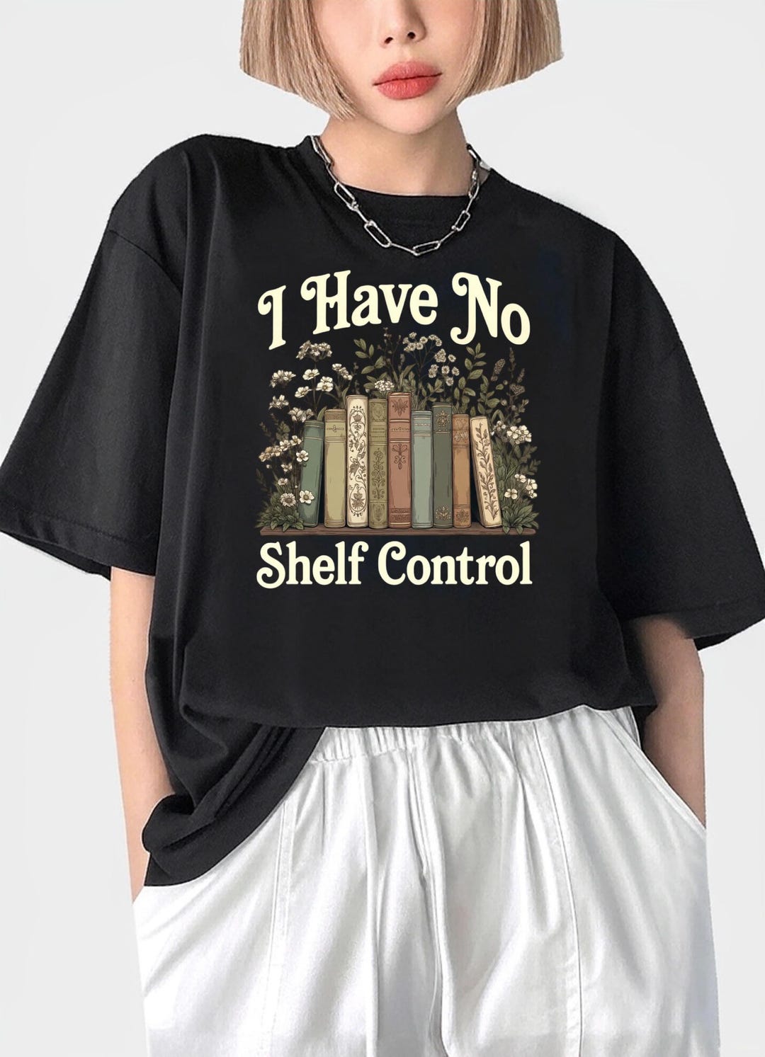 I Have No Shelf Control Shirt, Bookworm Gift, Book T-shirt, Librarian ...