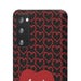 Red Heart Pattern iPhone Case | Valentine's Day Gift - Etsy
