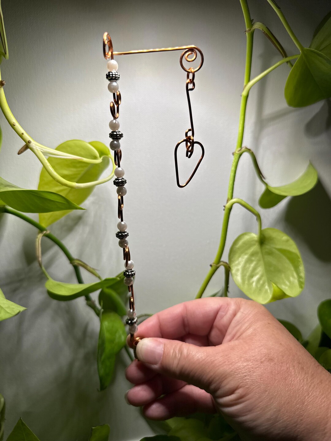 Large Plant Jewelry Electroculture Rod, Copper Garden Antenna, Soil ...