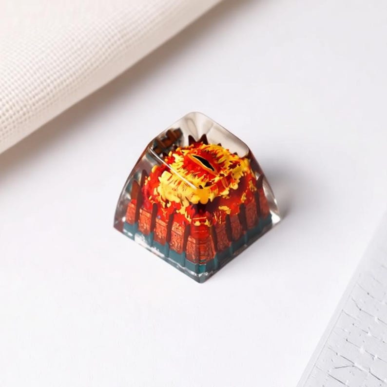 Eye of Sauron Artisan Keycap, Custom Resin Esc Key for Mechanical ...