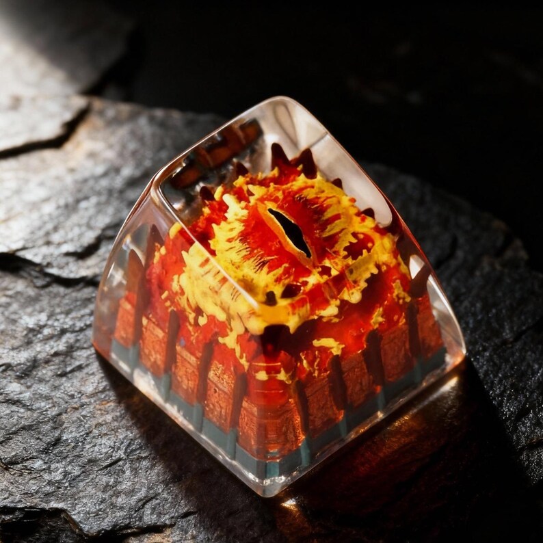 Eye of Sauron Artisan Keycap, Custom Resin Esc Key for Mechanical ...