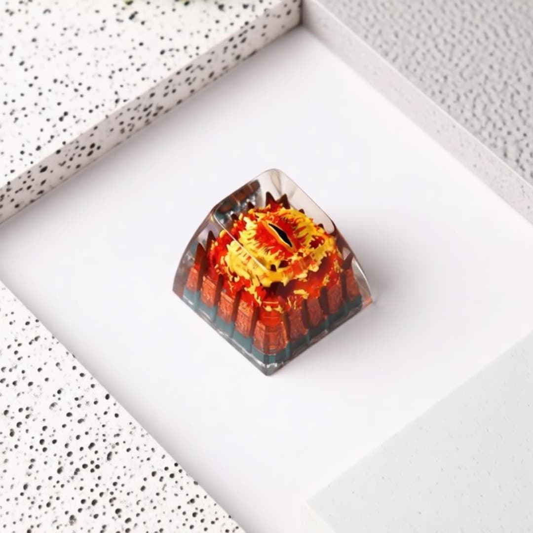 Eye of Sauron Artisan Keycap, Custom Resin Esc Key for Mechanical ...