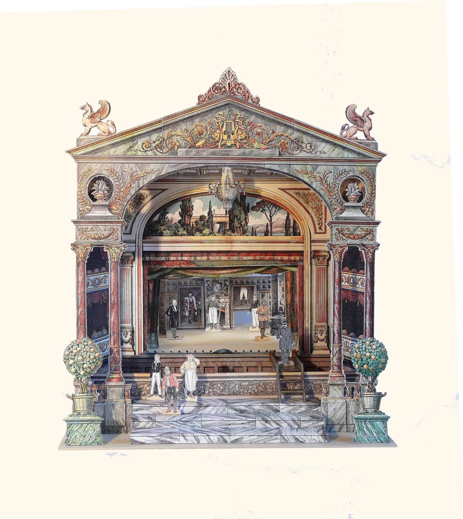 Paper Toy Theater 1921 Pdf Files - Etsy
