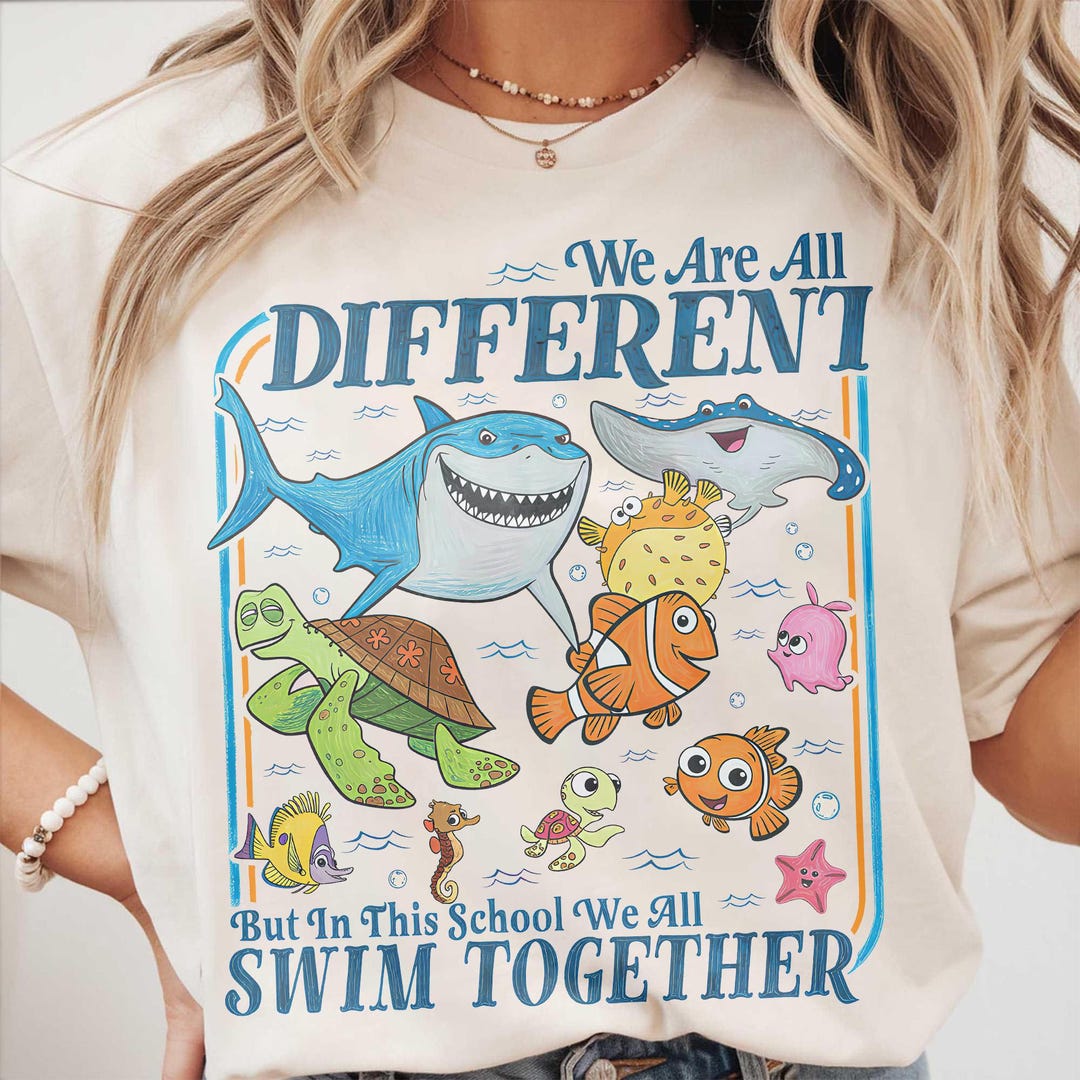 We Are All Different but in This School We All Swim Together PNG ...