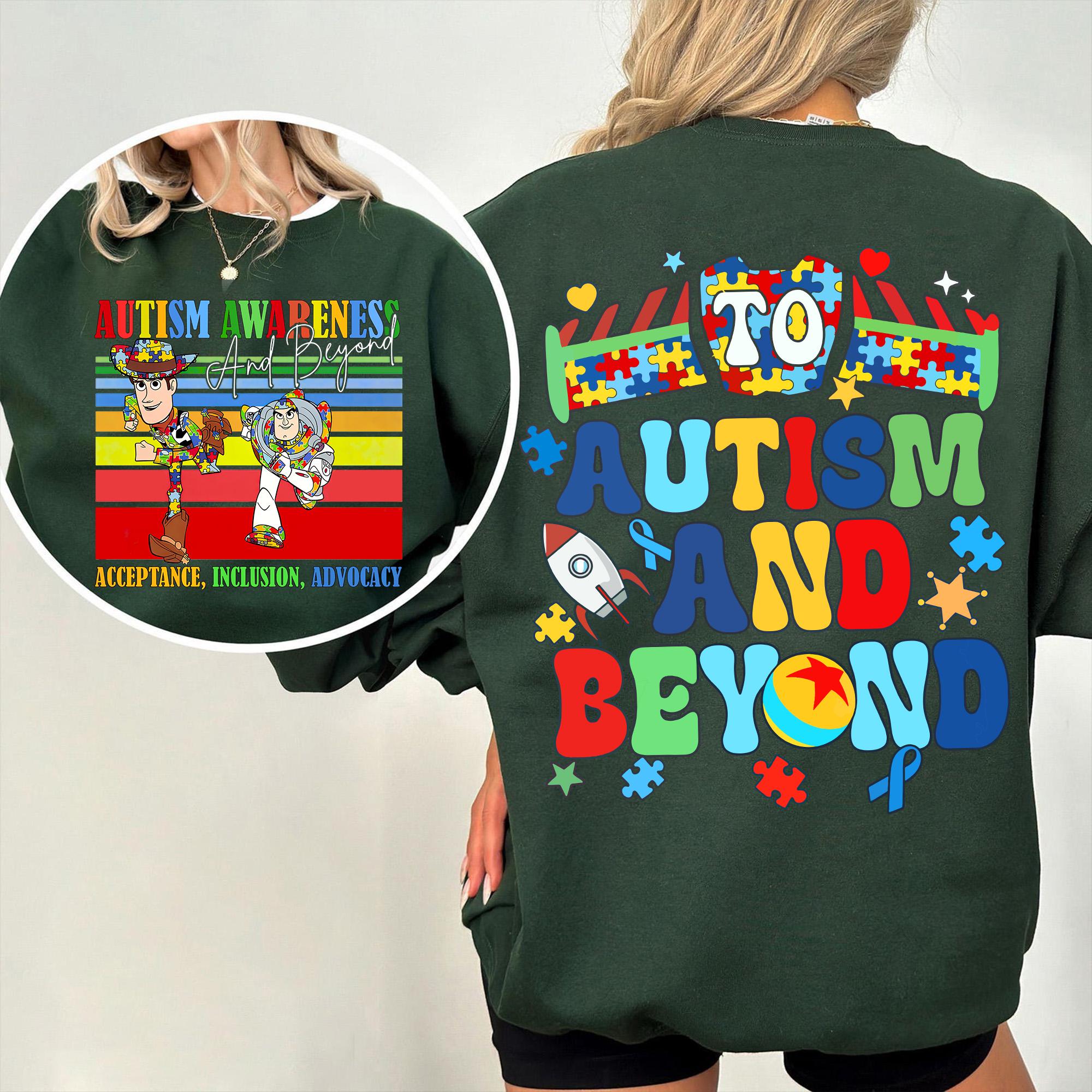 Toy Story Autism Awareness PNG, Buzz Woody Inclusion Design, to Autism ...