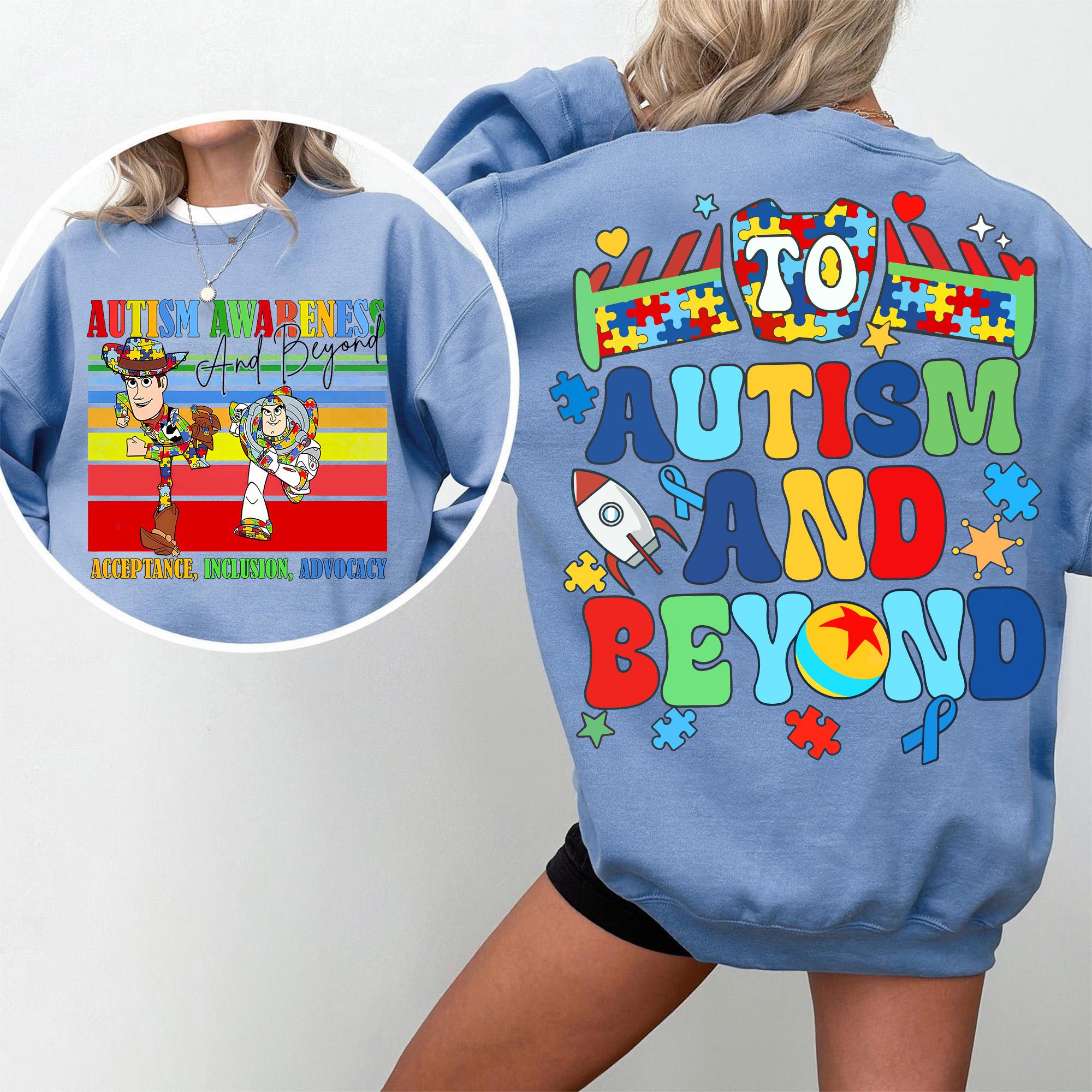 Toy Story Autism Awareness PNG, Buzz Woody Inclusion Design, to Autism ...